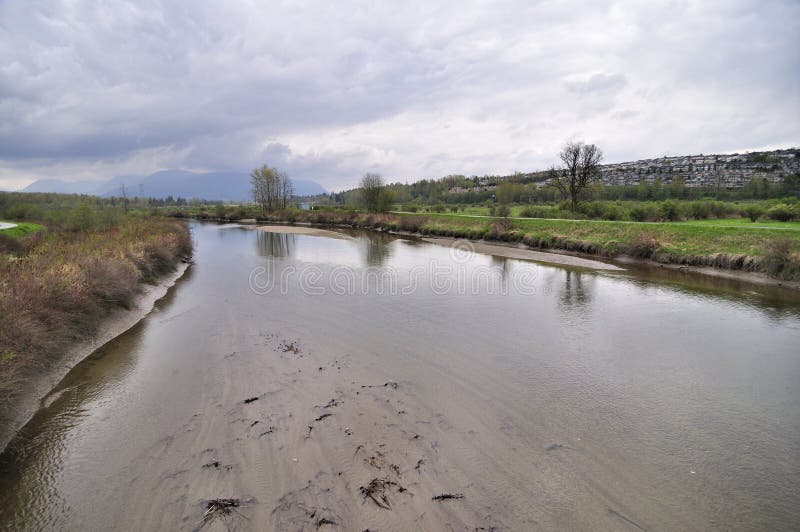 Coquitlam River stock image. Image of hill, canada, reflection - 21869591