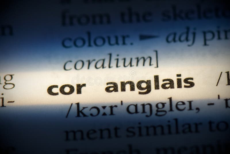 Cor anglais stock image. Image of meaning, detail, idea - 161393145