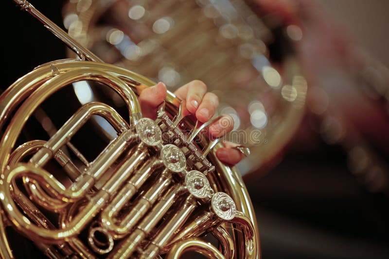 Cor d'harmonie photo stock. Image du musique, bande, klaxon - 34026994