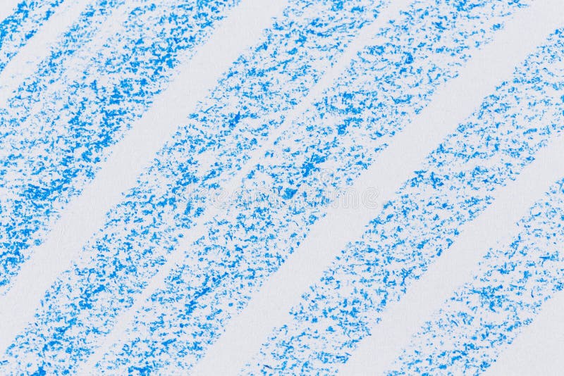 Cor De Cera, Desenho Da Mão Azul Foto de Stock - Imagem de sujo, papel ...