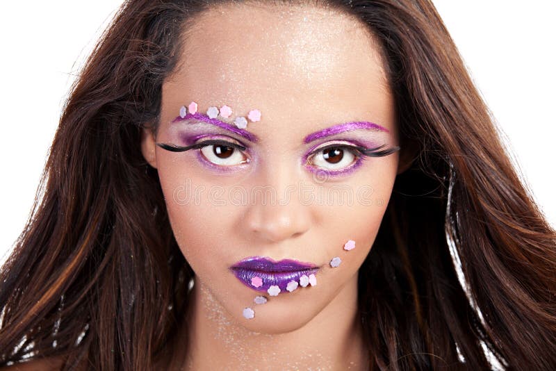 A Cor-de-rosa E O Roxo Fazem Foto de Stock - Imagem de feminina ...