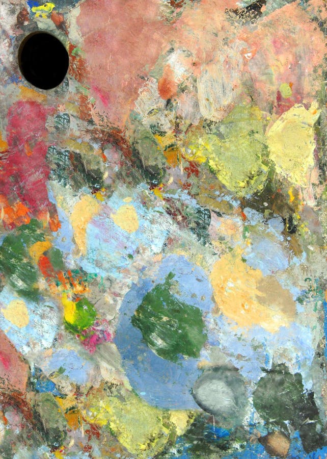 Cor Pallete foto de stock. Imagem de carreira, pintura - 20373848