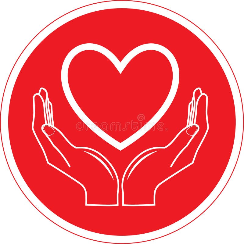 Símbolo Do Coração Da Solidariedade Ilustração do Vetor - Ilustração de ...