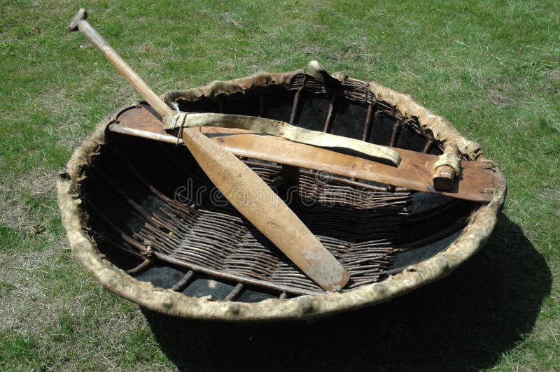 Coracle stock image. Image of natural, transport, river - 9094307