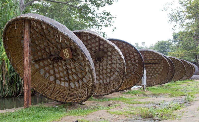 Coracle Row stock image. Image of hogenakkal, travel - 35238639