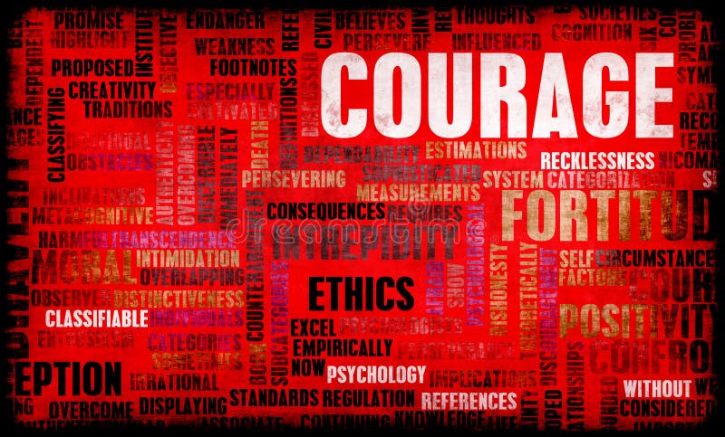Coraggio illustrazione di stock. Illustrazione di spirito - 19085369