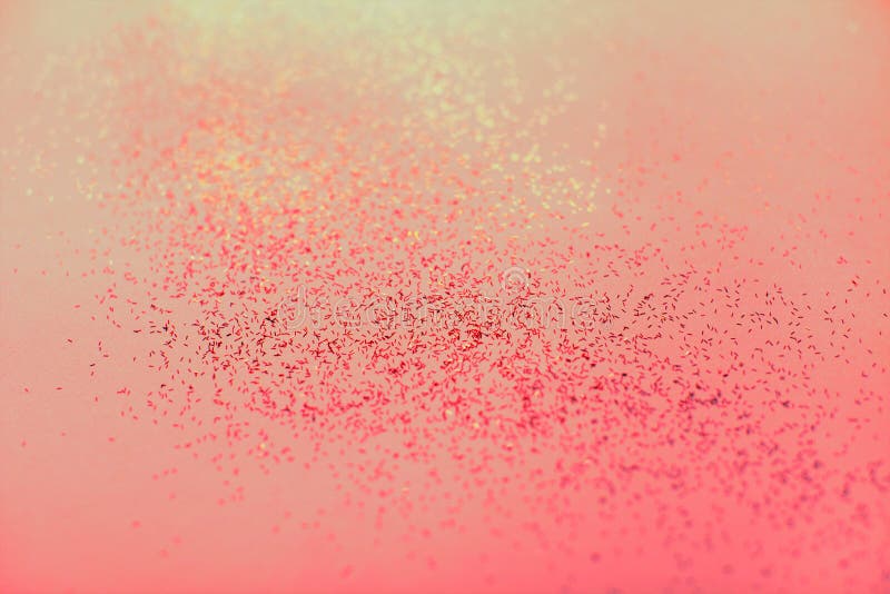 Coral Abstract Background with Small Bokeh Defocused Lights Stock Photo ...