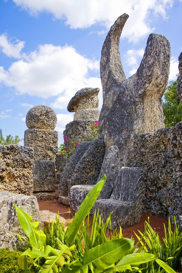 Coral Castle stock photo. Image of popular, attraction - 43187802