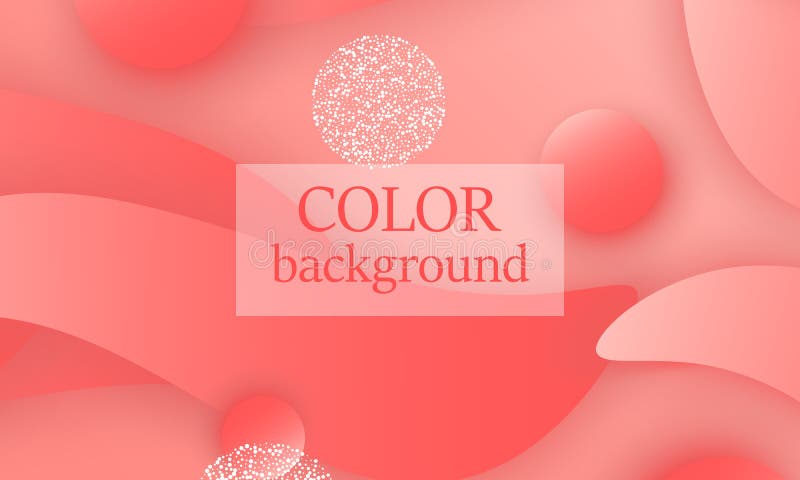 Coral Color Abstract Background. Vector. Stock Vector - Illustration of ...