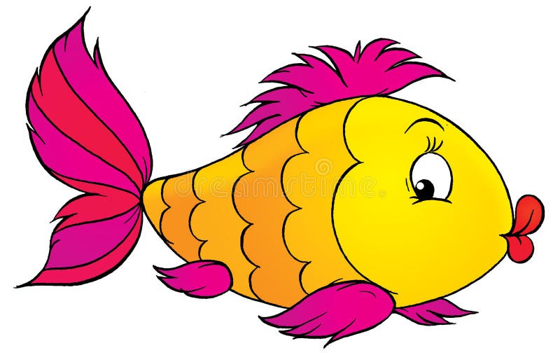 Fish lamp cartoon stock illustration. Illustration of rare - 33583382