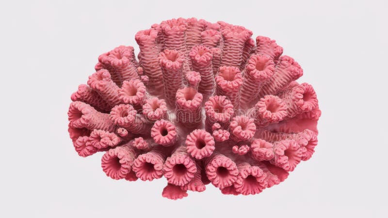Coral Fragment Isolated with Clipping Path for Design Stock ...
