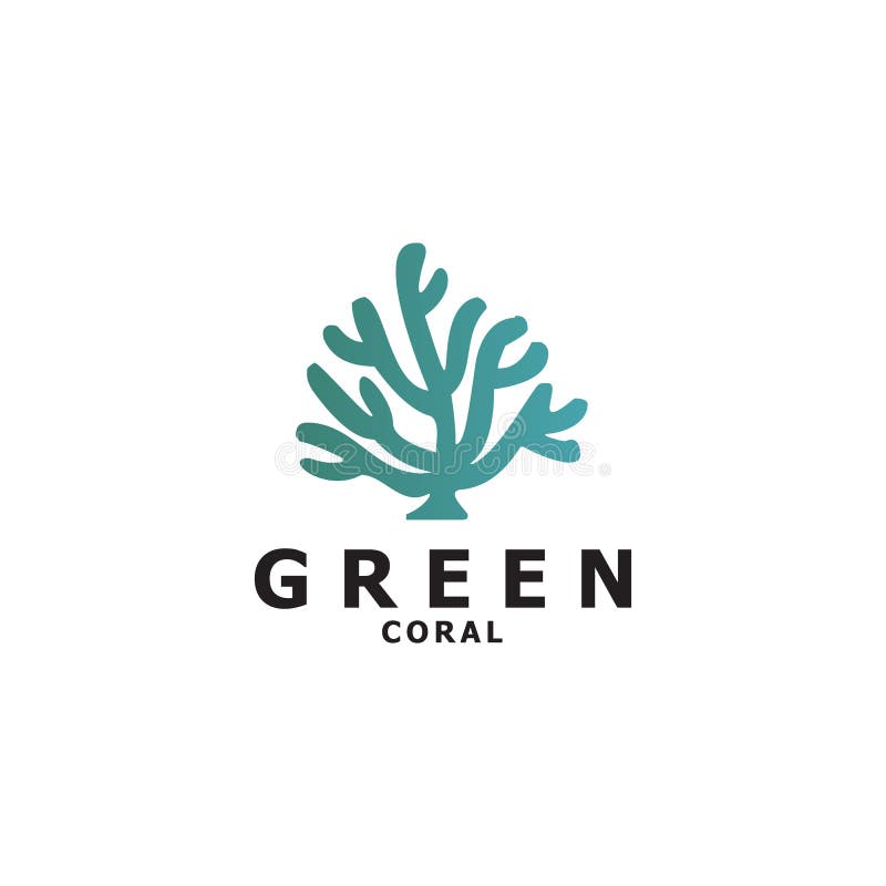 Coral Logo Design Vector Template Stock Vector - Illustration of ...