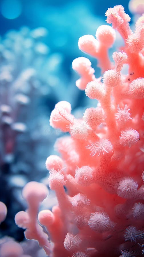 Coral Material Structure Background Stock Image - Image of design ...