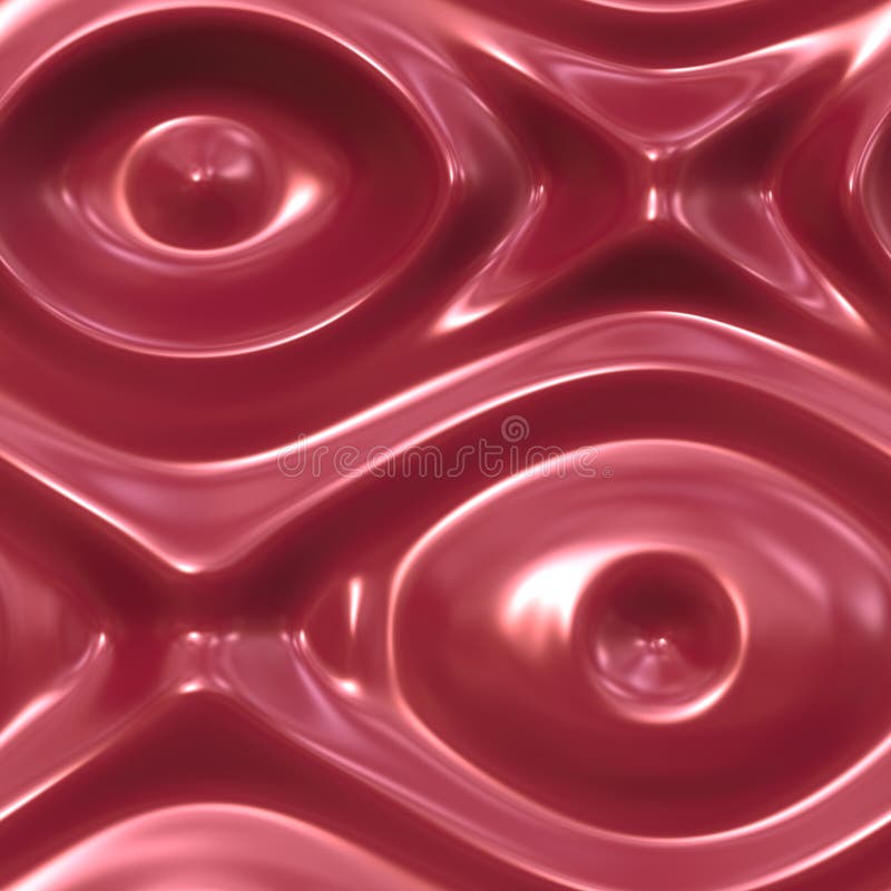 Coral Red Ceramic Plastic Bulge Pattern 3d Seamless Stock Illustration ...