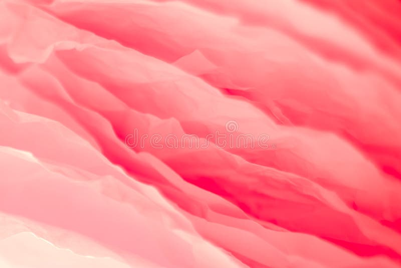 Coral Red Paper Layers Background Blur Silk Effect Stock Image - Image ...