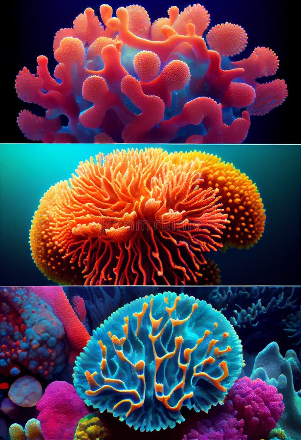 Coral Reef in the Red Sea. AI Generated Stock Illustration ...