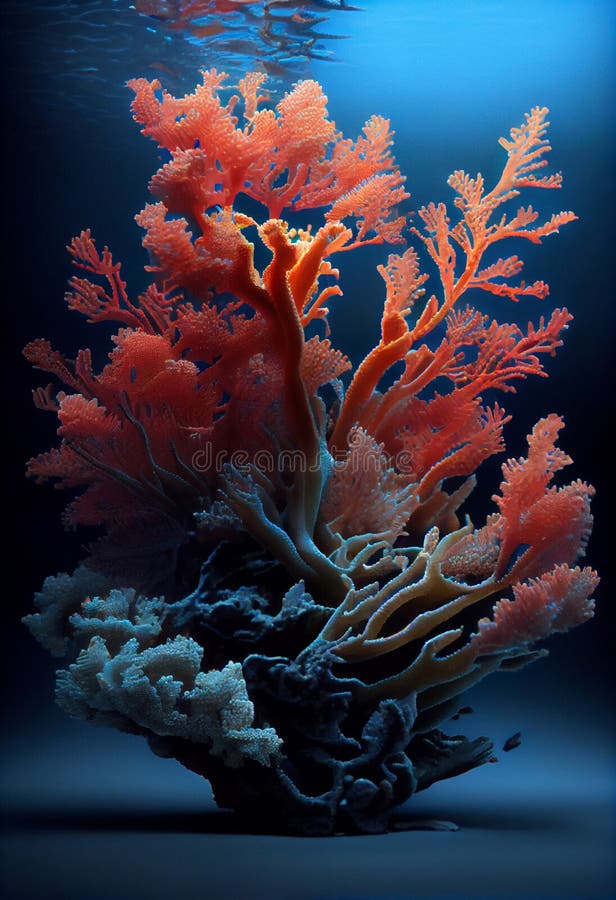 Coral Reef in the Red Sea. AI Generated Stock Illustration ...