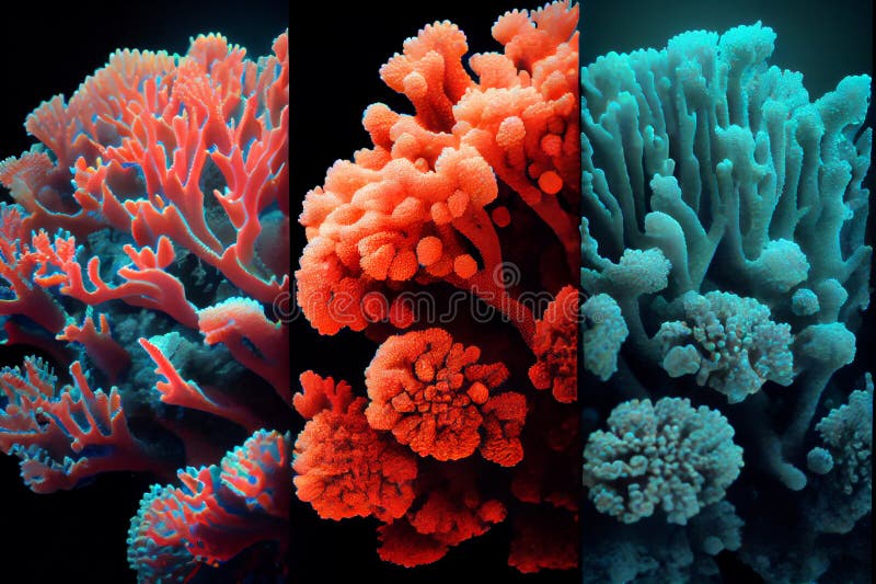 Coral Reef in the Red Sea. AI Generated Stock Illustration ...