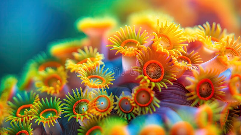 Coral reefs, macro stock illustration. Illustration of pacific - 308154681