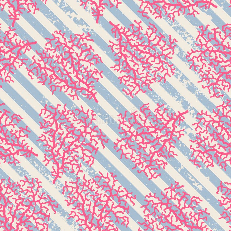 Coral Seamless Pattern illustration de vecteur. Illustration du ...