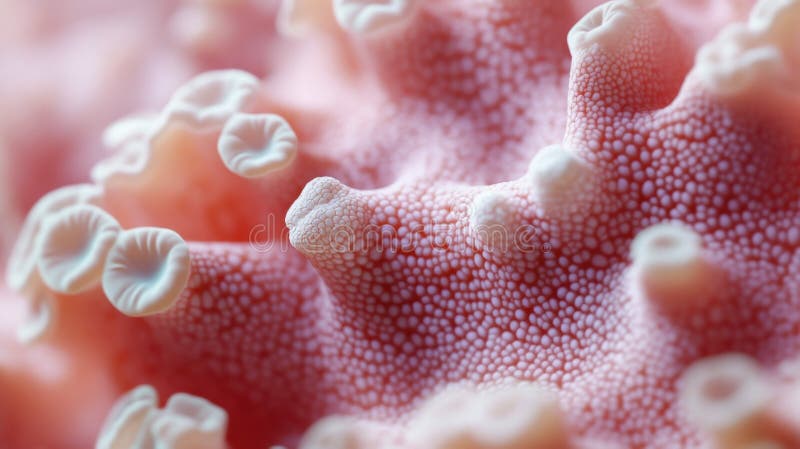Coral Texture Background Close-up Stock Illustration - Illustration of ...