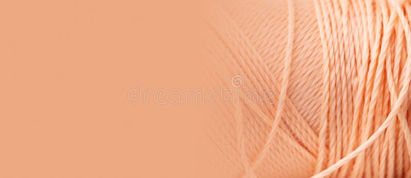 Coral Thread, Texture, Macro, Close-up, Copy Space. a Bright Banner ...