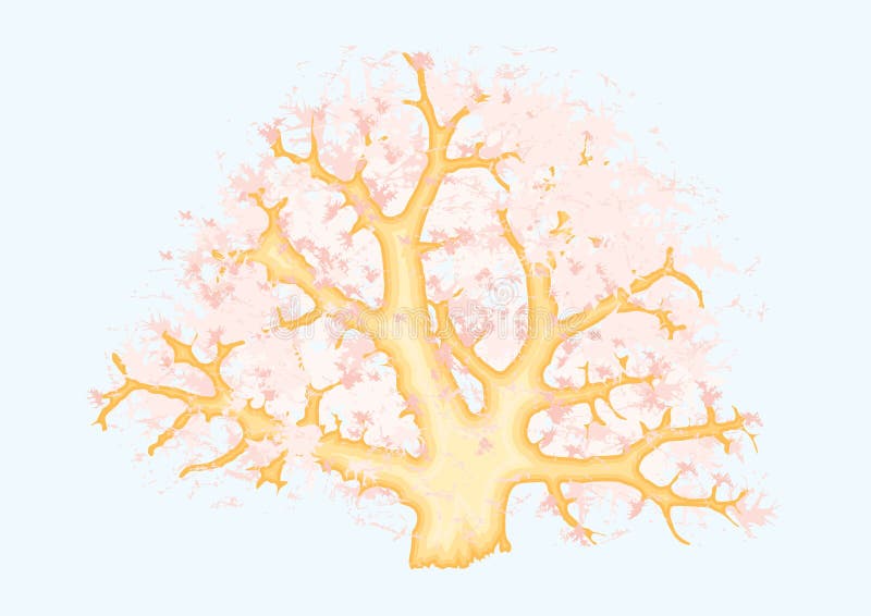 Coral Tree stock vector. Illustration of scuba, ocean - 17014800