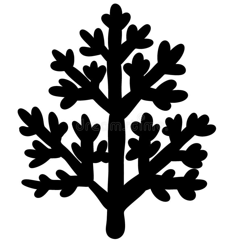 Coral Tree Icon Illustration Stock Illustration - Illustration of ...