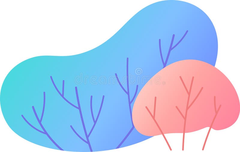 Coral and Turquoise Gradient Blobs Creating an Abstract Background with ...