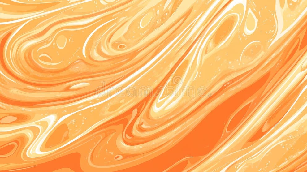 Coral and White Abstract Pattern with Curved Elements, Suitable for a ...