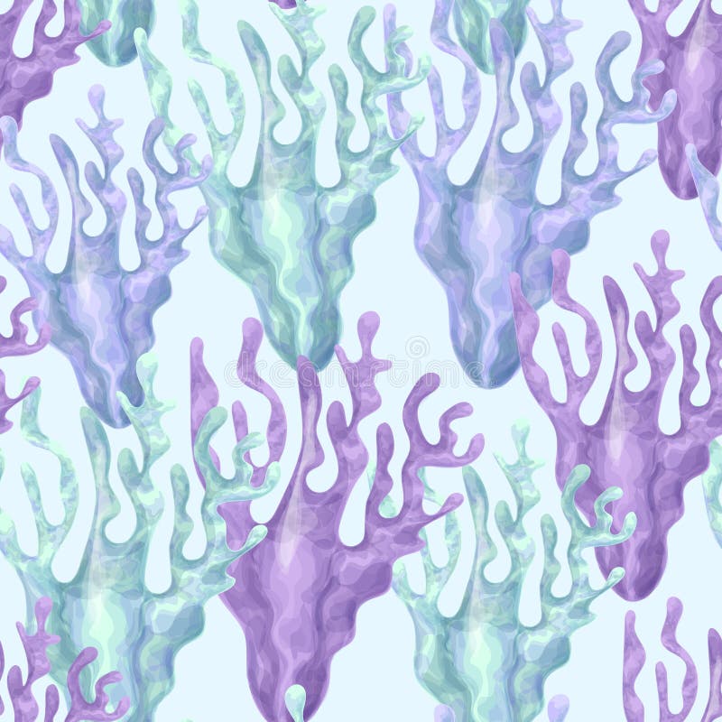 Corals and sea sponges. stock vector. Illustration of vector - 176654872