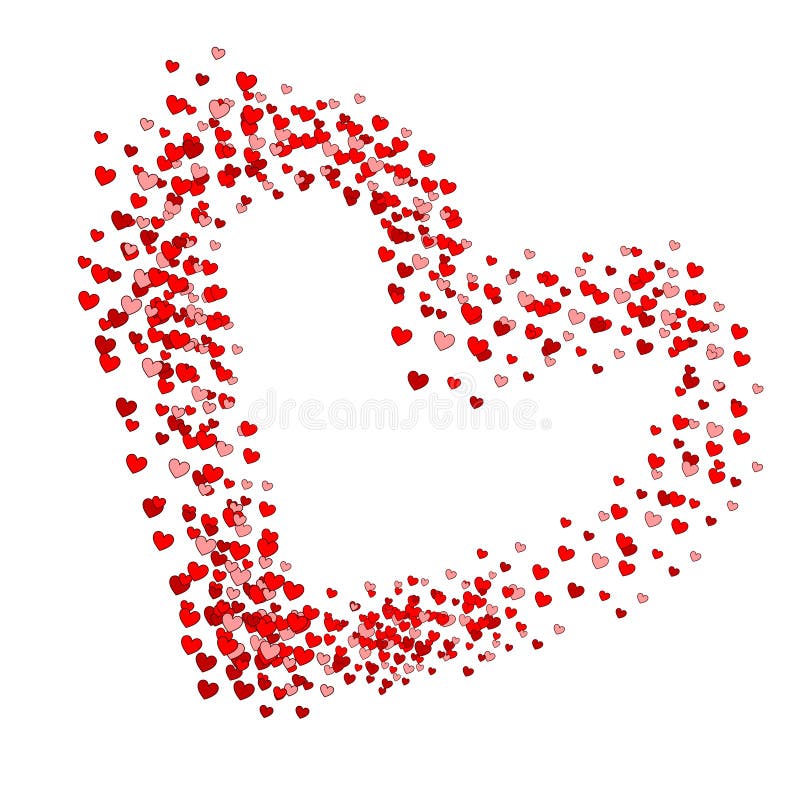 Corazón, corazones, forma stock de ilustración. Ilustración de ...