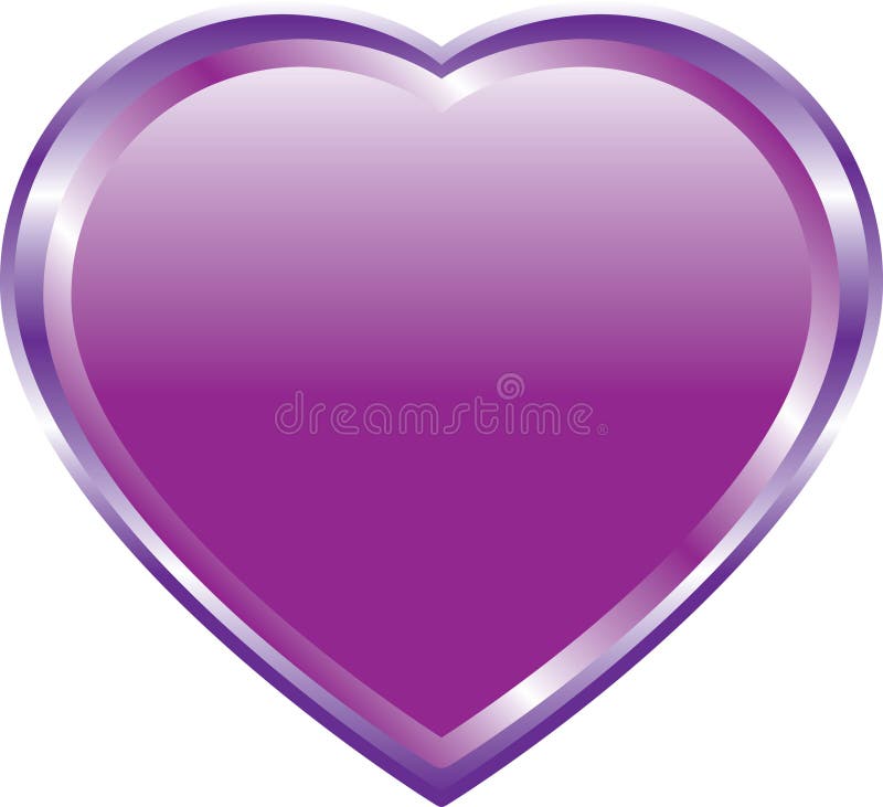 Fondo Del Corazón De La Lila Con Las Ramas De Flores Ilustración del ...