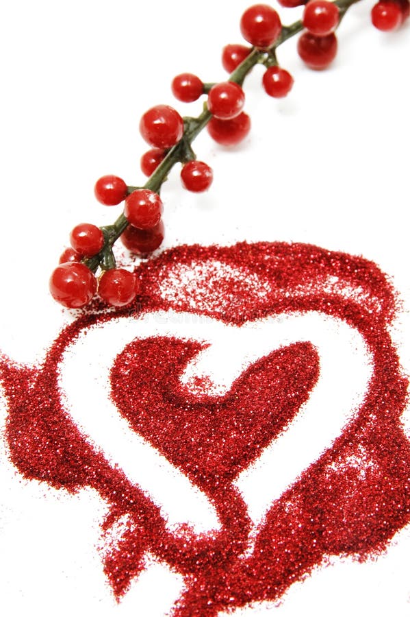 Brillo Rojo Con El Fondo De La Textura Del Corazón Imagen de archivo ...