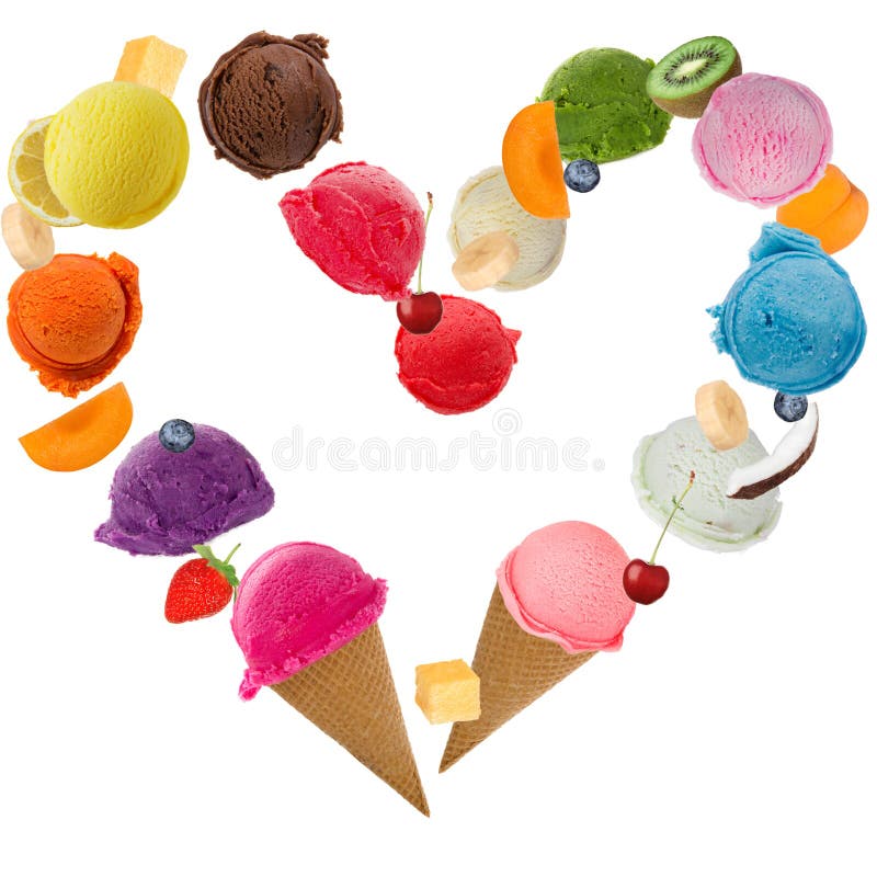 Corazón del helado imagen de archivo. Imagen de hielo - 30571853