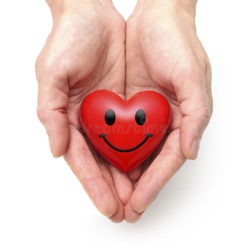 Corazón En Las Manos Humanas Imagen de archivo - Imagen de salida ...