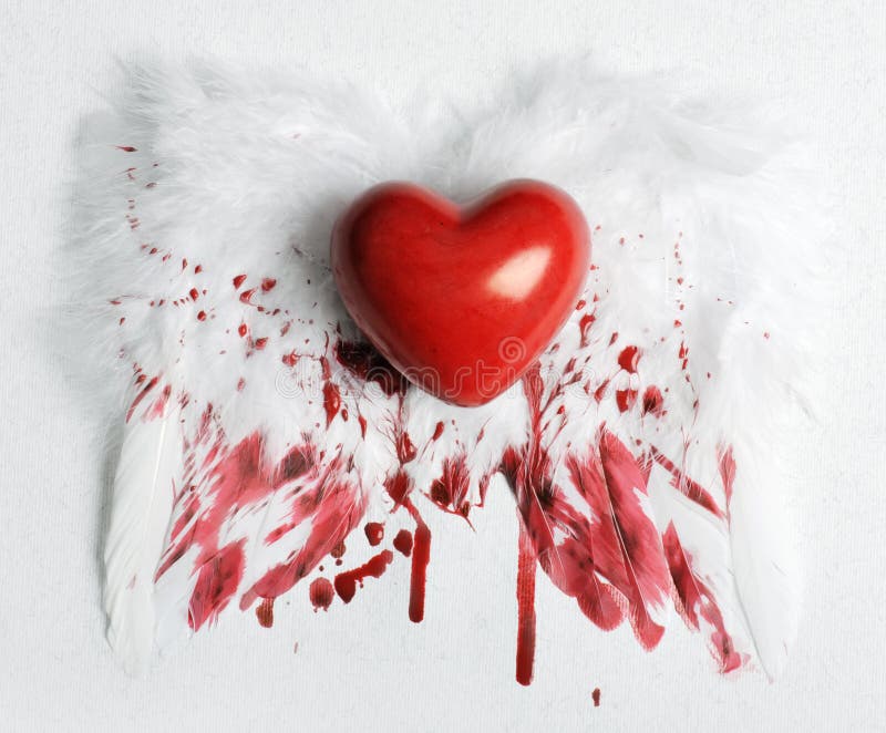 Corazón herido imagen de archivo. Imagen de herida, extracto - 12507727