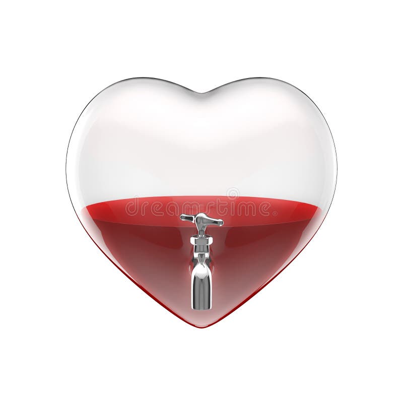 Corazón llenado stock de ilustración. Ilustración de cardiaco - 58425909