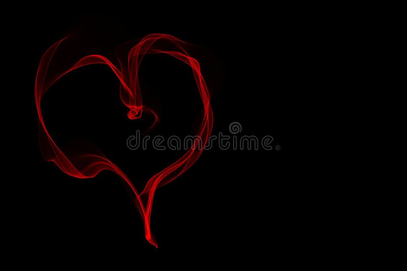 Corazón del humo foto de archivo. Imagen de ornamento - 9018198