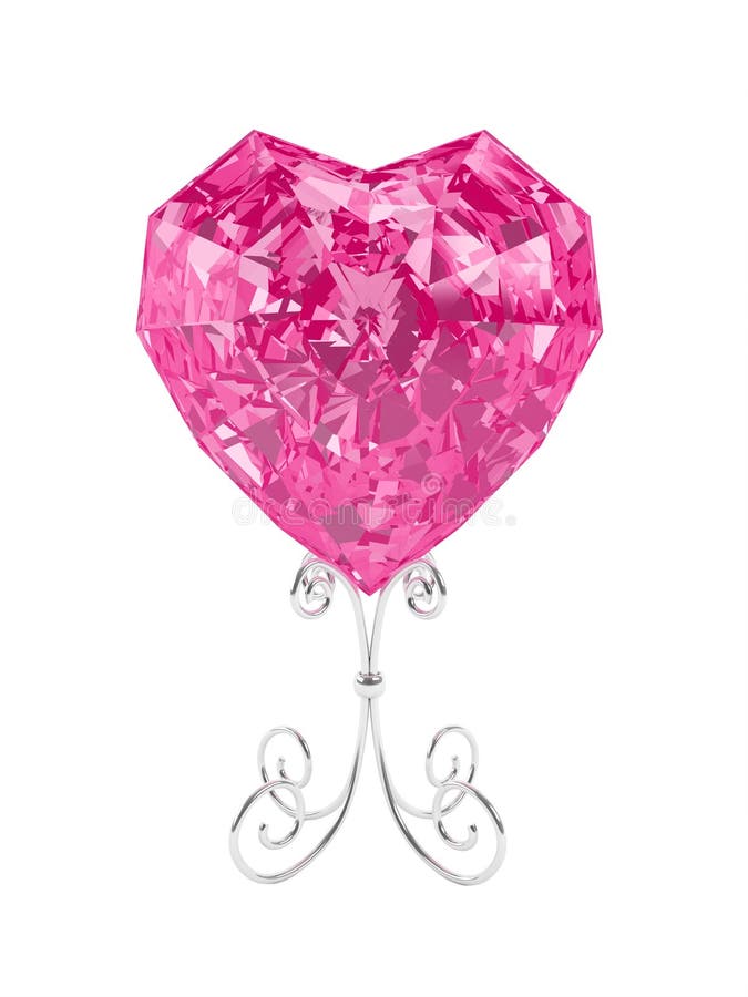 Corazón rosado stock de ilustración. Ilustración de valentinas - 28676265