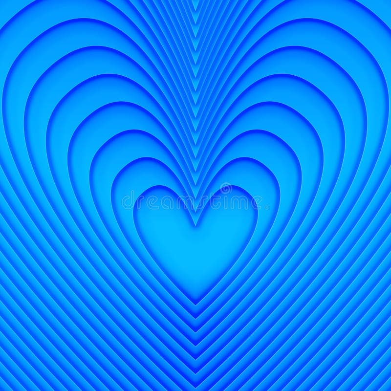 Corazones azules stock de ilustración. Ilustración de especial - 4305644