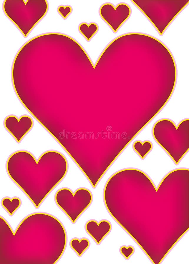 Corazones BG stock de ilustración. Ilustración de fechado - 8129094