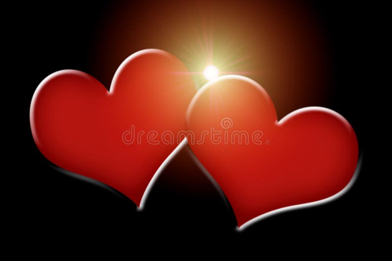 Corazones hermosos stock de ilustración. Ilustración de shape - 8266917