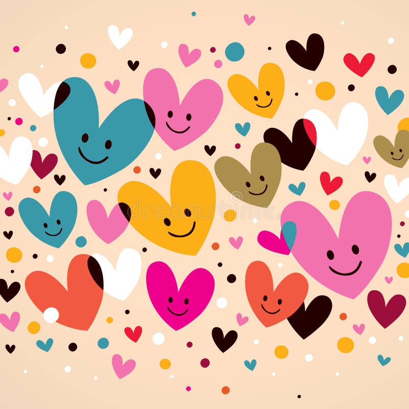 Corazones lindos ilustración del vector. Ilustración de dulce - 28170834