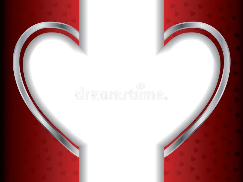 Corazón partido ilustración del vector. Ilustración de enhorabuena - 13002699