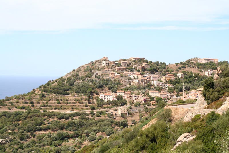 Corbara. stock photo. Image of hilltown, houses, homes - 22357358