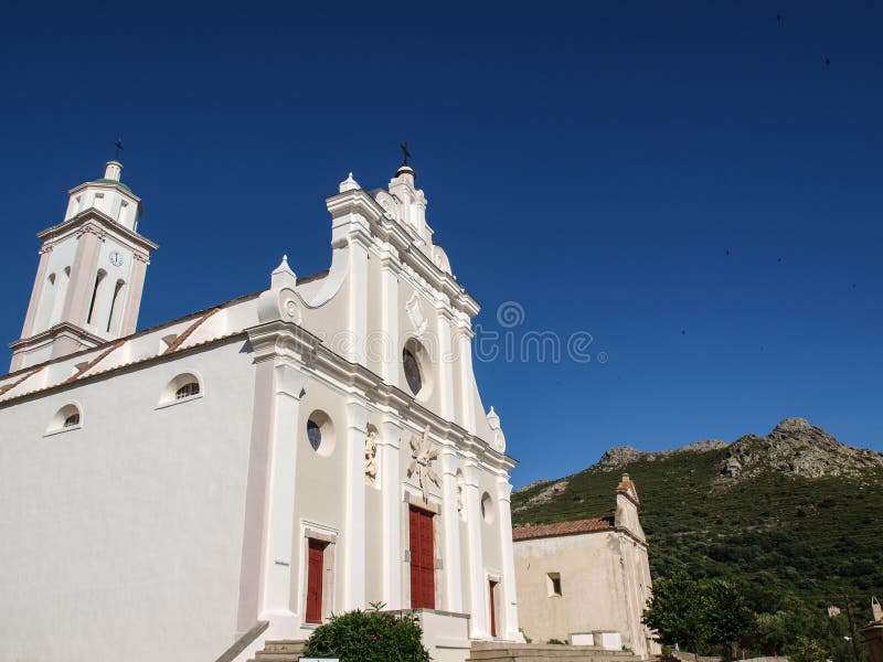 Corbara stock photo. Image of facade, cargese, catholic - 40955120