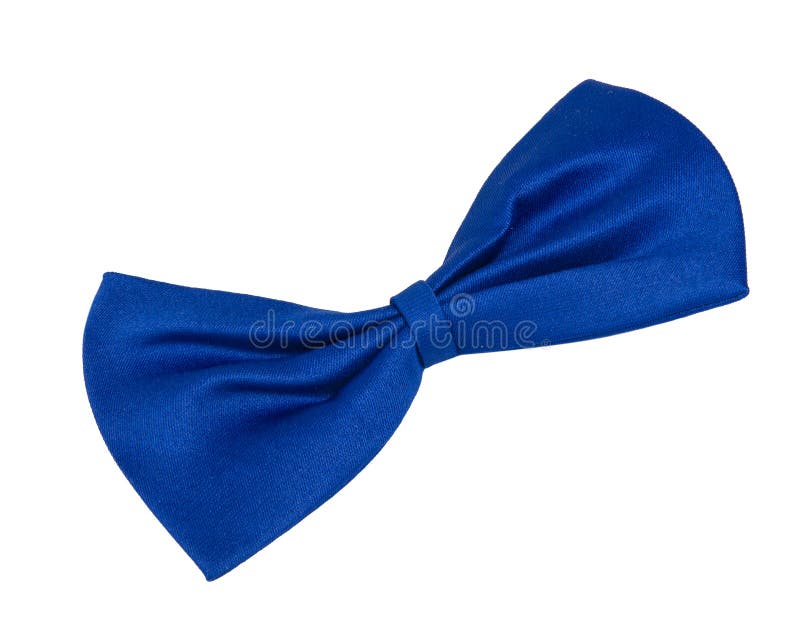 Corbata Azul Elegante Aislado En El Fondo Blanco Imagen de archivo ...