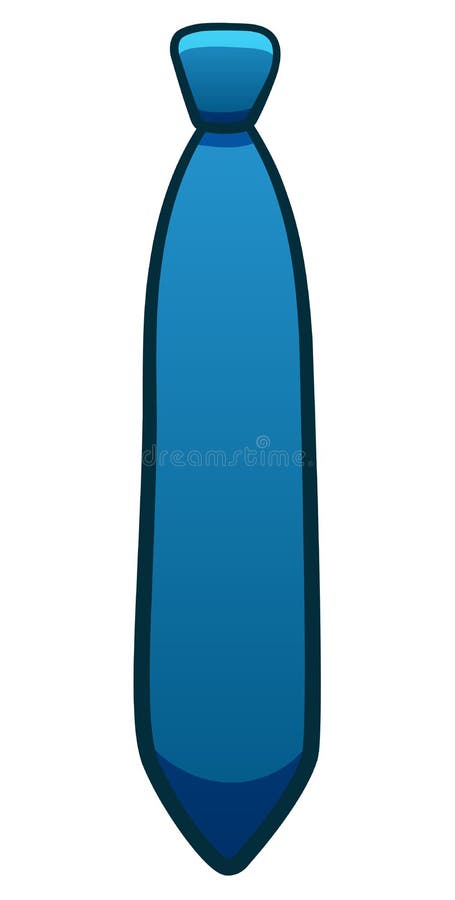 Icono Azul De La Corbata, Estilo Realista Ilustración del Vector ...