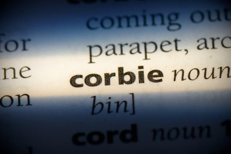 Corbie stock image. Image of english, highlighted, writing - 161393177